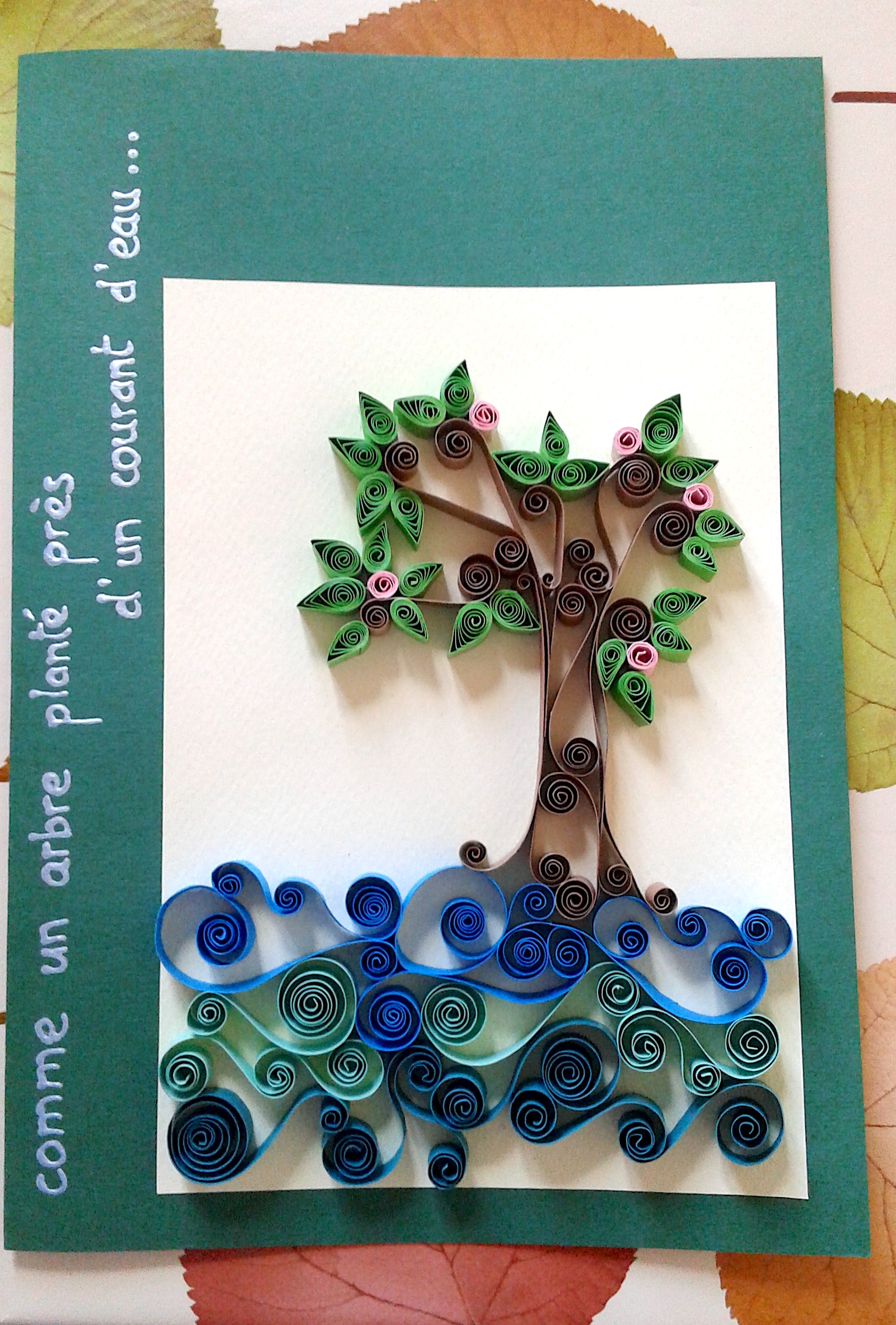 Arbre Quilling - Fleur de Prunier