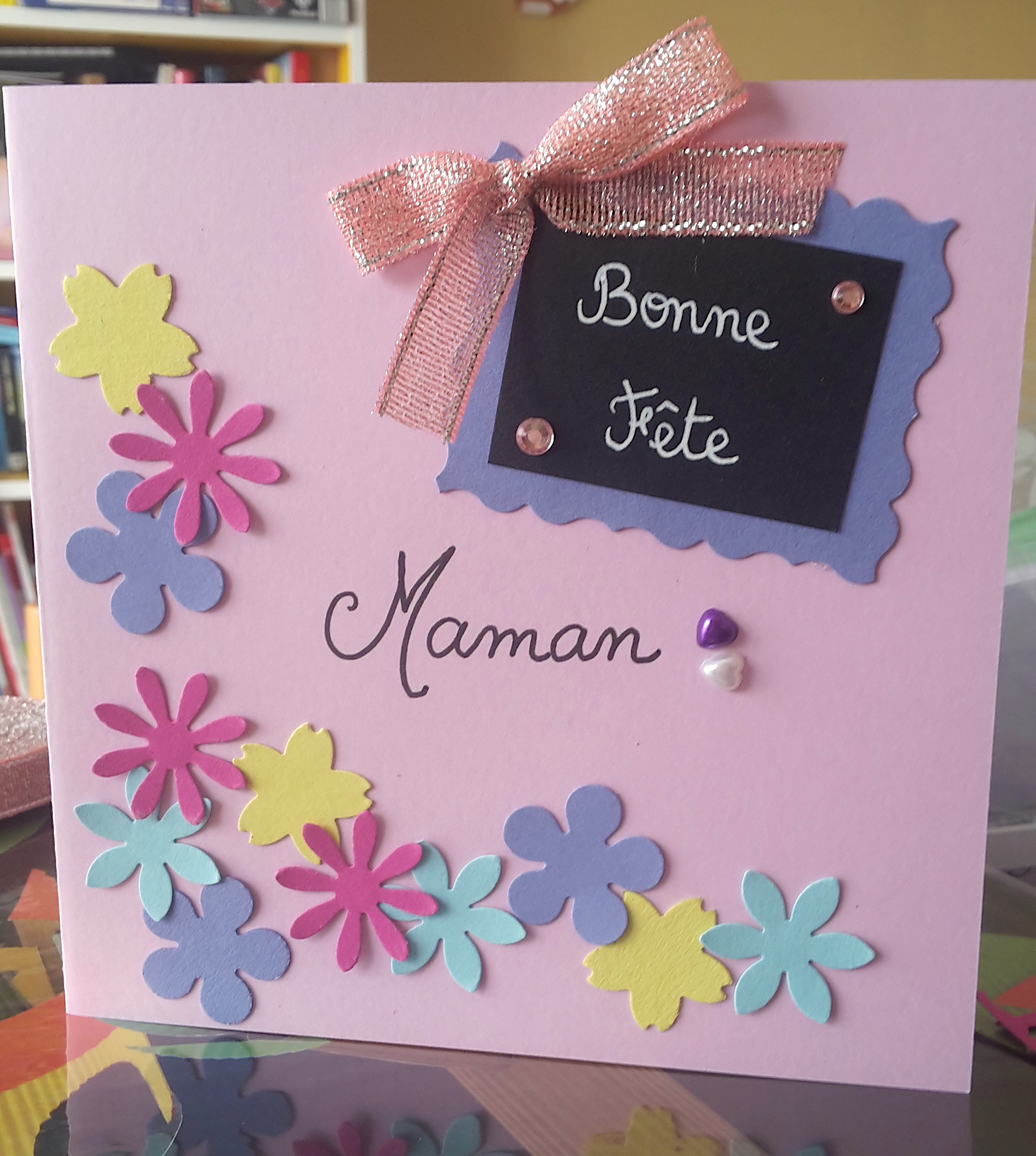 Carte Fête des Mères fleurie - Fleur de Prunier